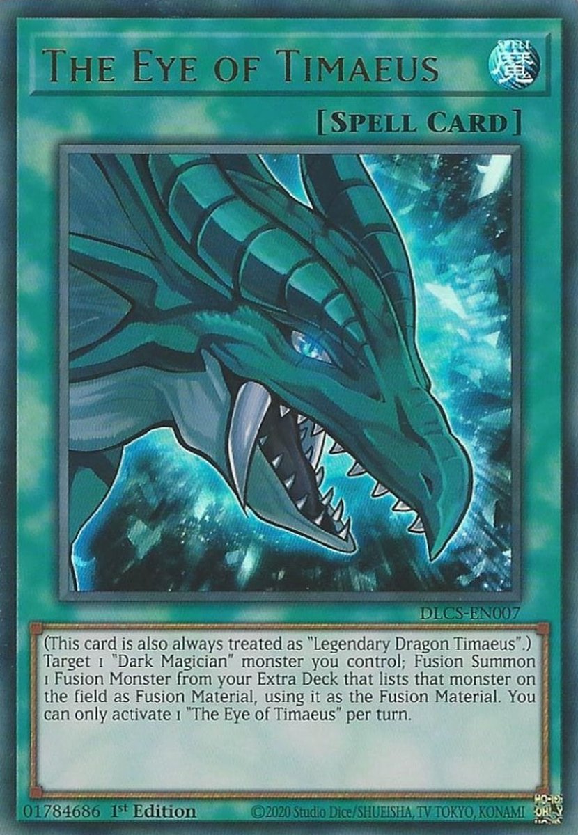 DLCS EN007 The Eye Of Timaeus Yu Gi Oh DLCS EN007 The Eye Of Timaeus Yu Gi Oh